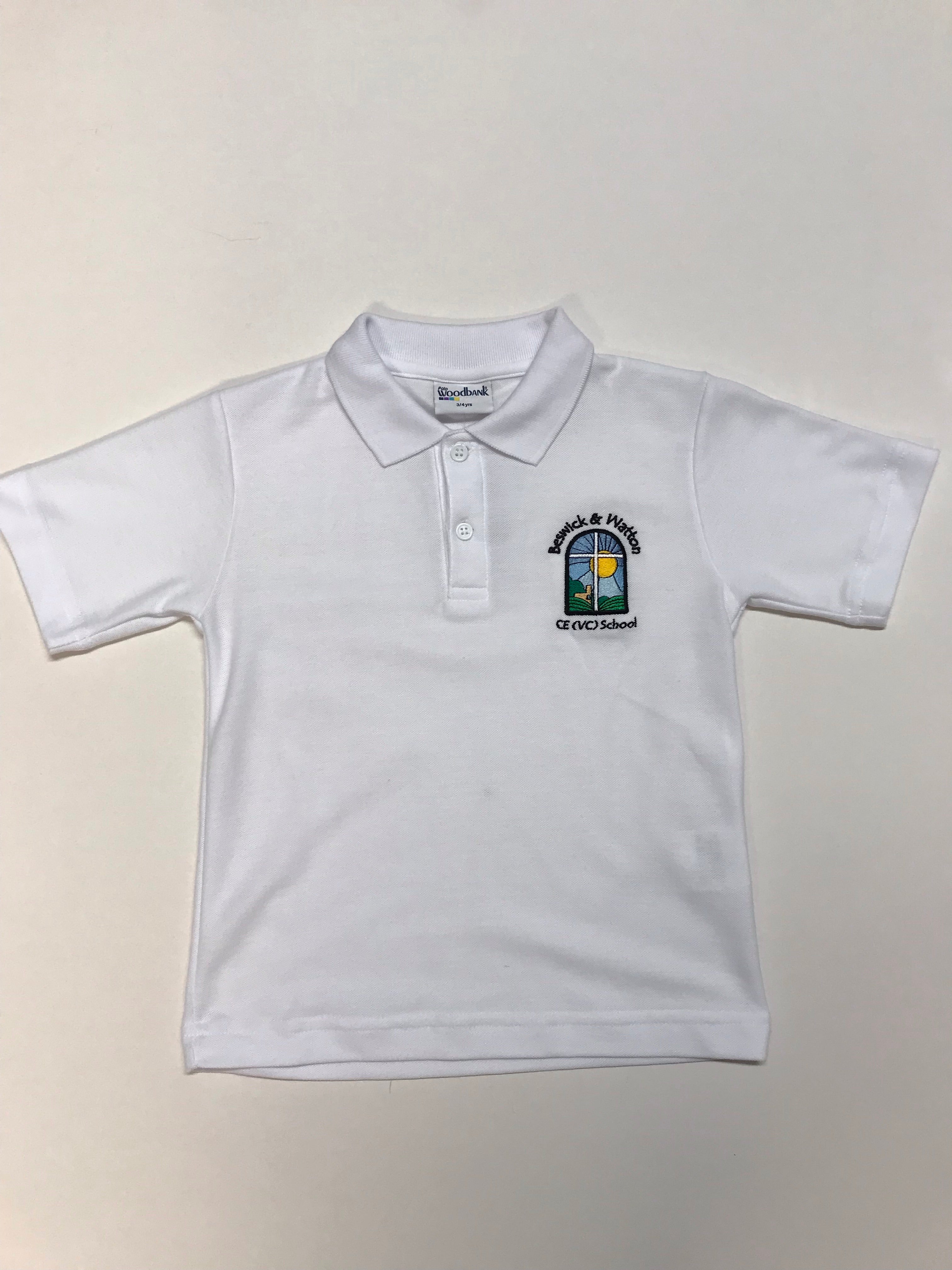 Beswick School White Polo – Drurysports
